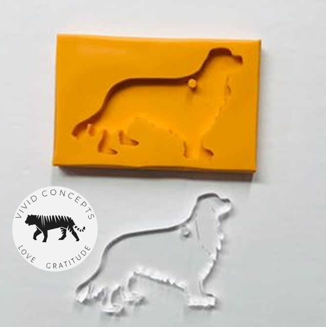Dog - Cavalier King Charles Spaniel Silicone Mold – Vivid Concepts Inc