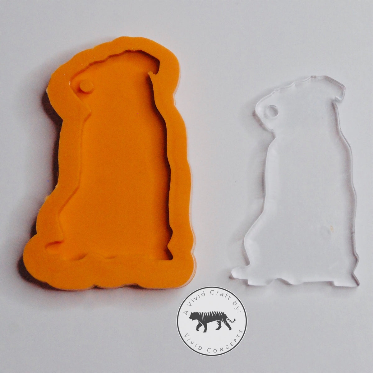 Dog - Pug Sitting Silicone Mold – Vivid Concepts Inc