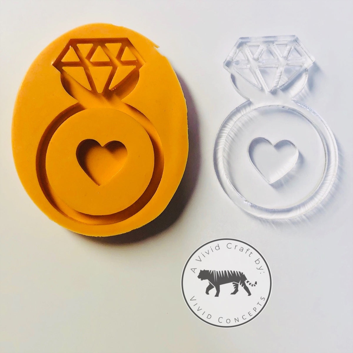 Diamond Engagement Ring Silicone Mold – Vivid Concepts Inc
